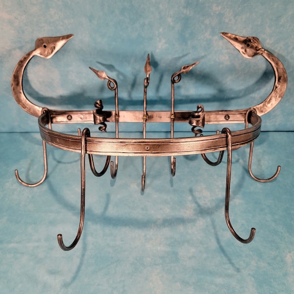 Wall Mount Pot Rack - Etsy