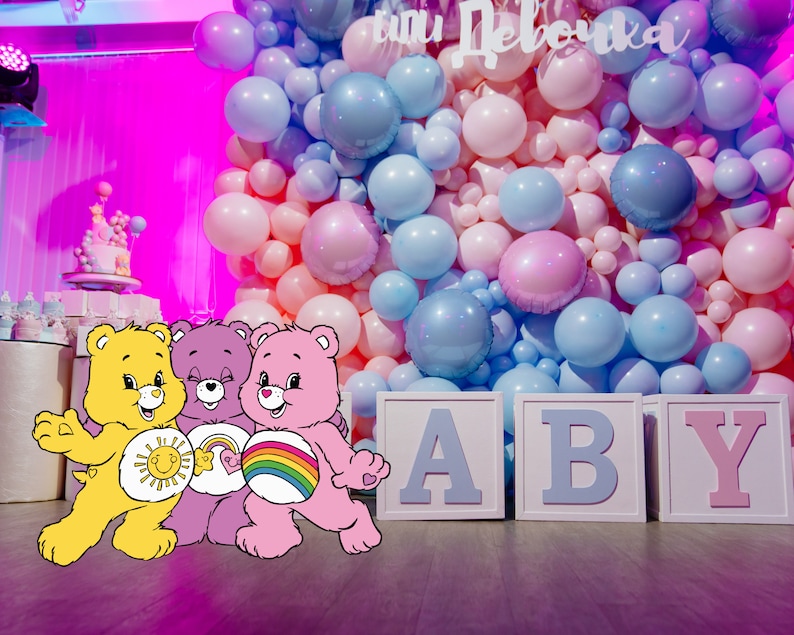 Care Bears Big Decor Backdrops Cutout Decor Care Bears - Etsy