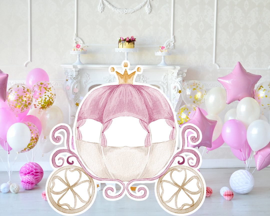 Carriage Cutout, Princess Carriage Cutout Decor, Princess Party ...