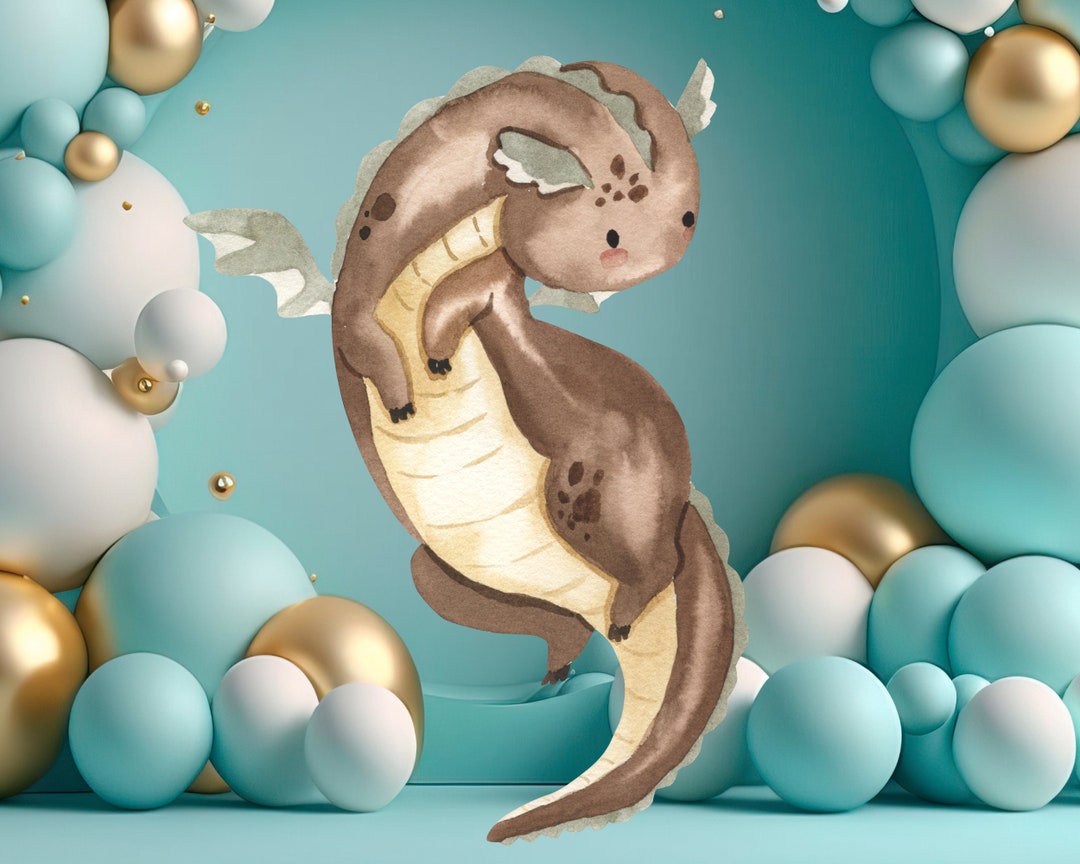 Dragon Cutout, Cute Dragon Cutout Decor, Dragon Party Decoration Theme ...