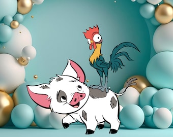 Moana Birthday Theme Decorations - Etsy