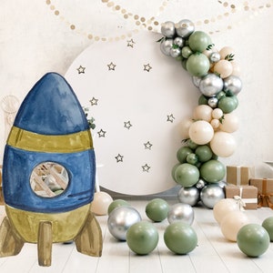Space Rocket Cutout, Outer Space Cutout Decor, Space Party Decoration ...