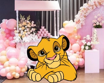 Lion King Cutout, Lion King Decor, Lion King Simba and Mufasa Party ...