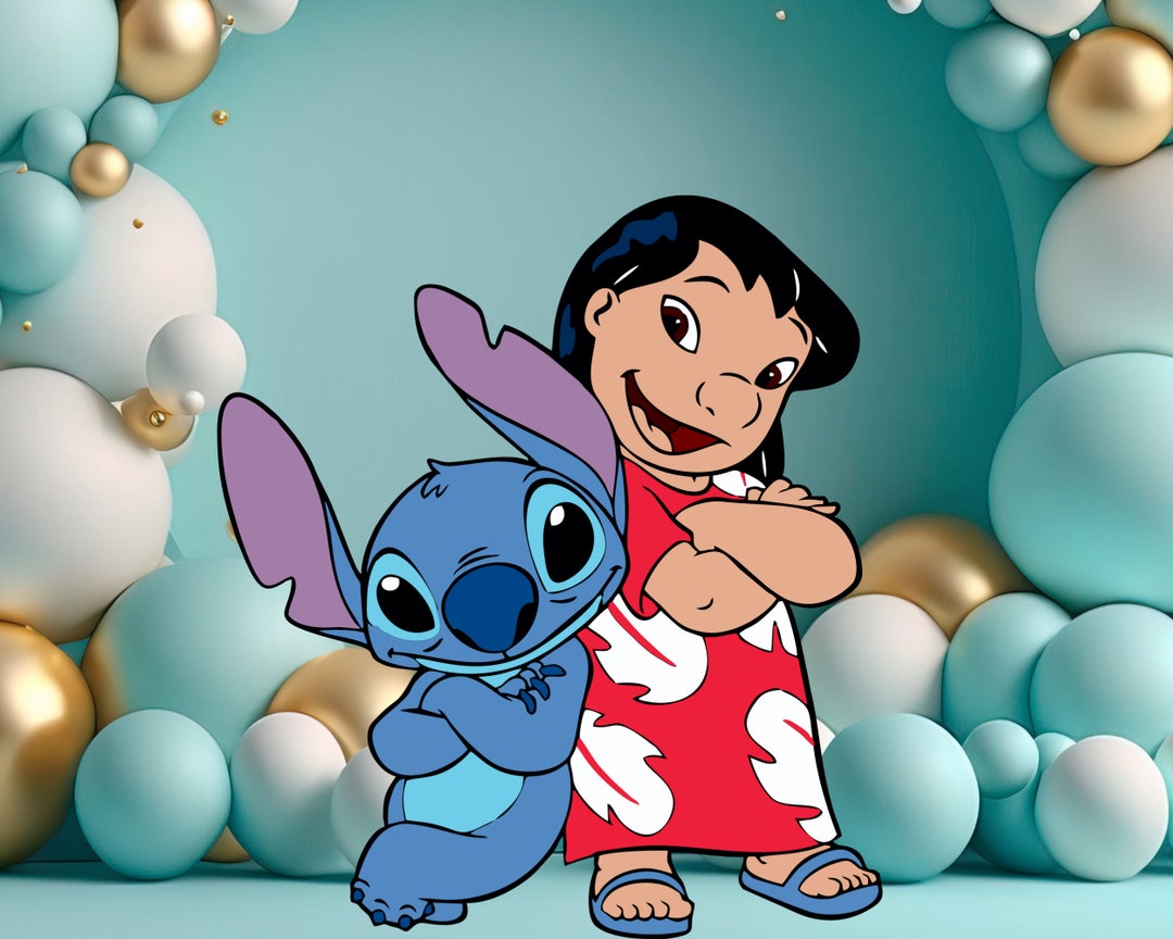 Lilo and Stitch Cutout, Lilo and Stitch Big Decor, Party Decoration ...