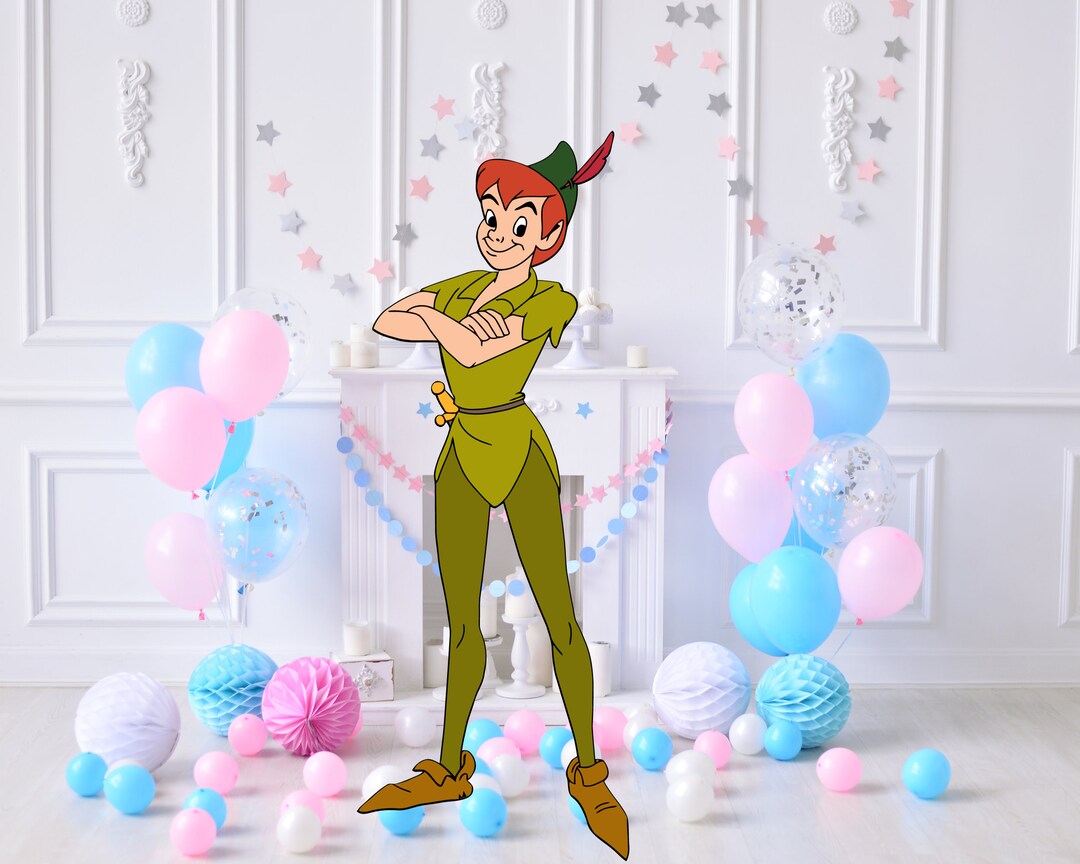 Peter Pan Cutout Decor, Peter Pan Big Decor, Peter Pan Party Decoration ...