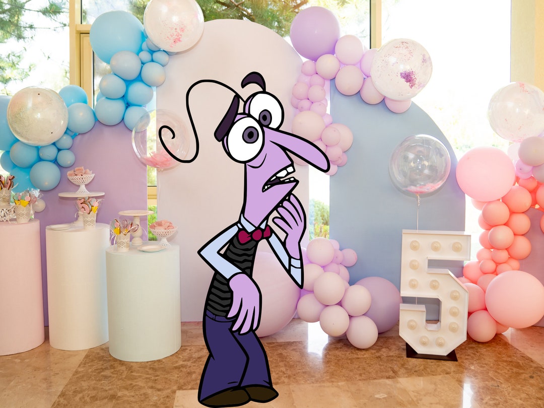 Inside Out Theme Cutout, Fear Cutout Party Decoration Theme Baby Shower ...