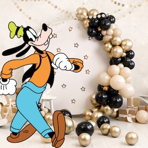 Goofy Cutout, Backdrop Big Decor, Goofy Mouse Theme Party Decoration ...