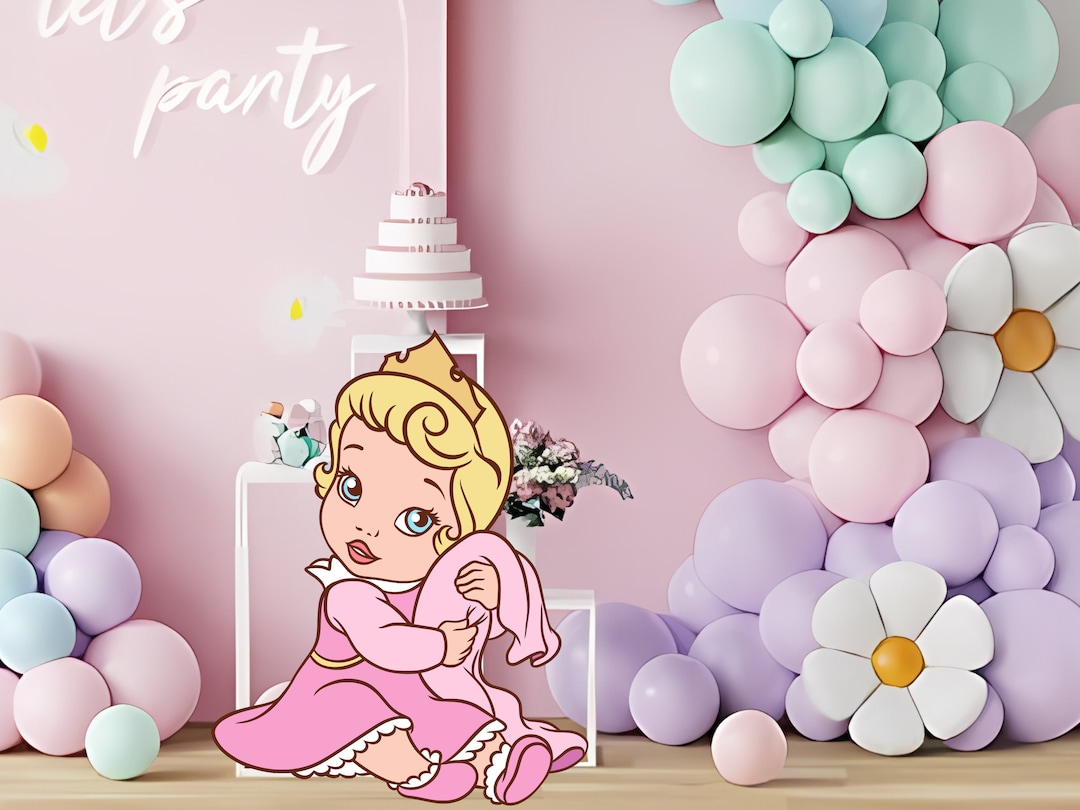 Baby Aurora Cutout, Sleeping Beuty Decor, Aurora Party Decoration Theme ...
