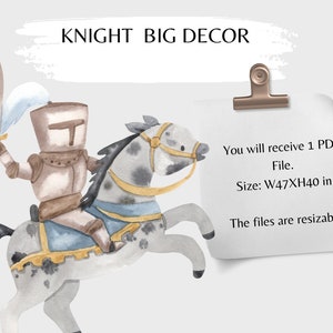 Knight Cutout Cute Knight Cutout Decor Knightv Party - Etsy