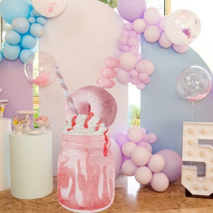 Milkshake Cutout, Candyland Cutout Decor, Candyland Decoration Theme ...