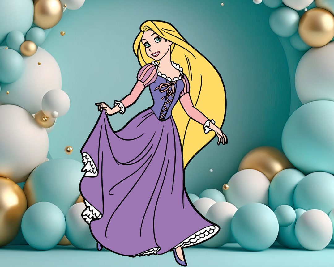 Rapunzel Cutout, Tangled Big Decor, Rapunzel Party Decoration Theme ...