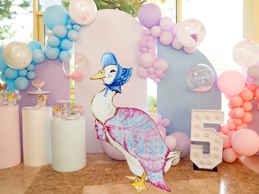 Peter Rabbit Duck Cutout, Jemima Puddle-duck Animal Backdrop Decor ...