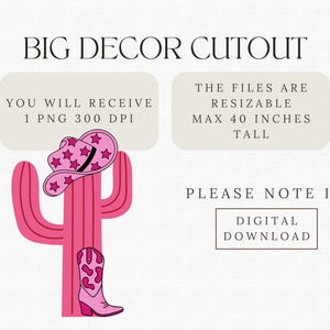 Cowgirl Themed Party Decoration Cutout Western Themed Big Decor Party ...