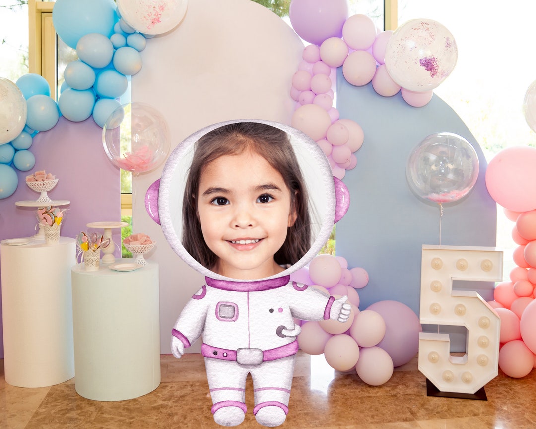 Astronaut Cutout Face Photo Personalized Outer Space Cutout - Etsy