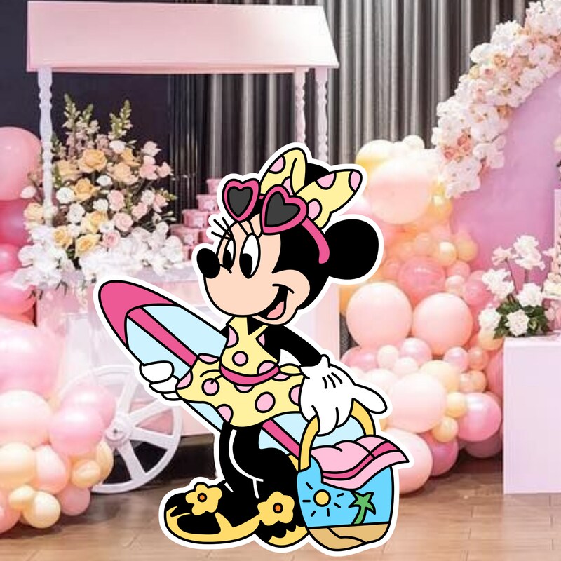 Minnie Mouse Pool Backdrop - Etsy