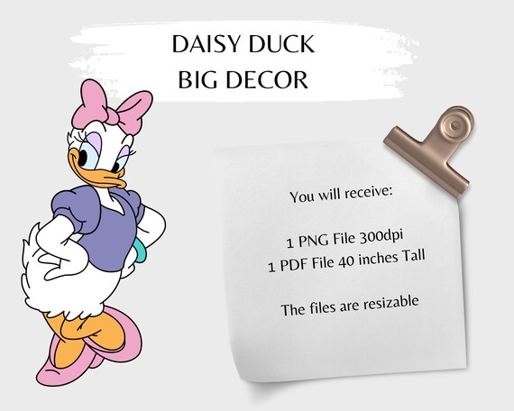 Large Cut Out Daisy Duck