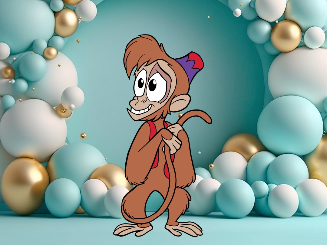 Abu Cutout, Aladdin Cutout Decor, Aladdin Party Decoration Theme Baby ...