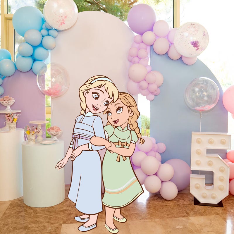 Anna and Elsa Birthday Decorations - Etsy