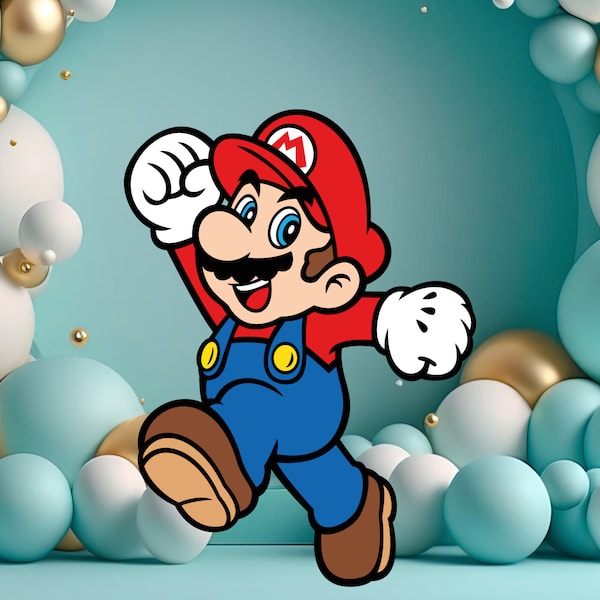 Super Mario Cardboard Cutout - Etsy