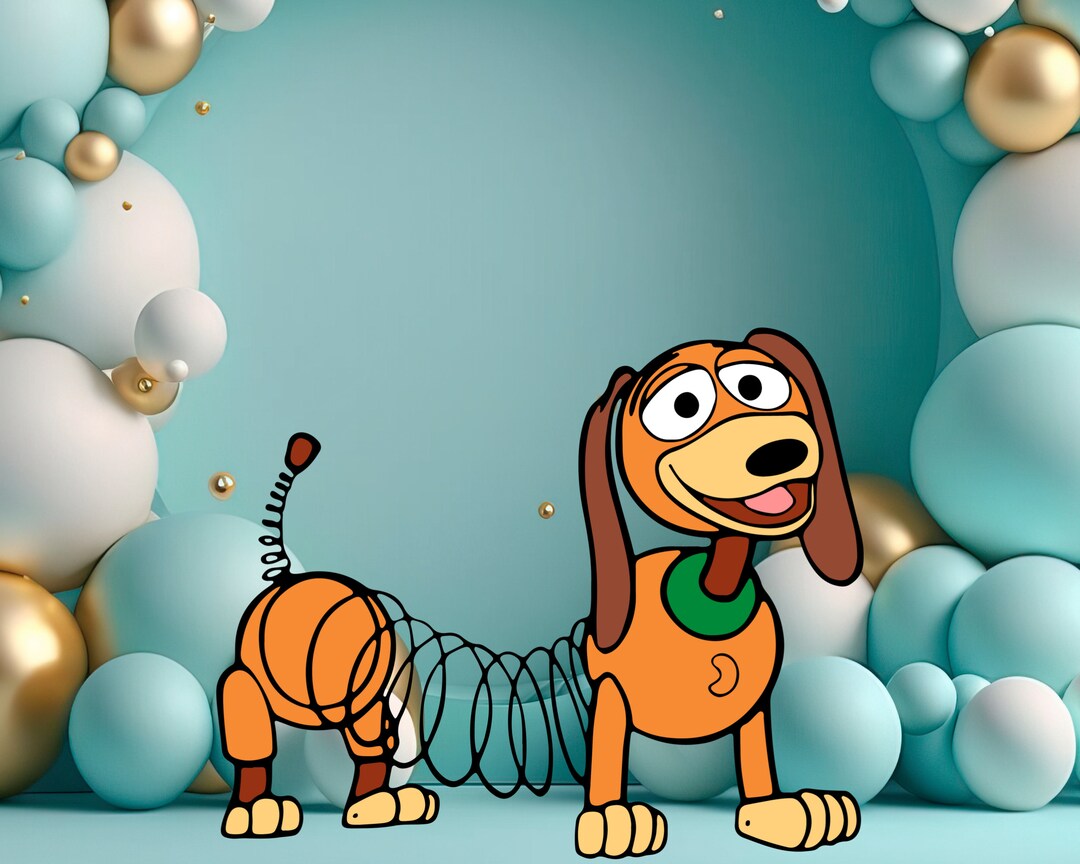 Toy Story Slinky Dog Cutout Toy Story Cutout Decor, Woody Toy Story ...