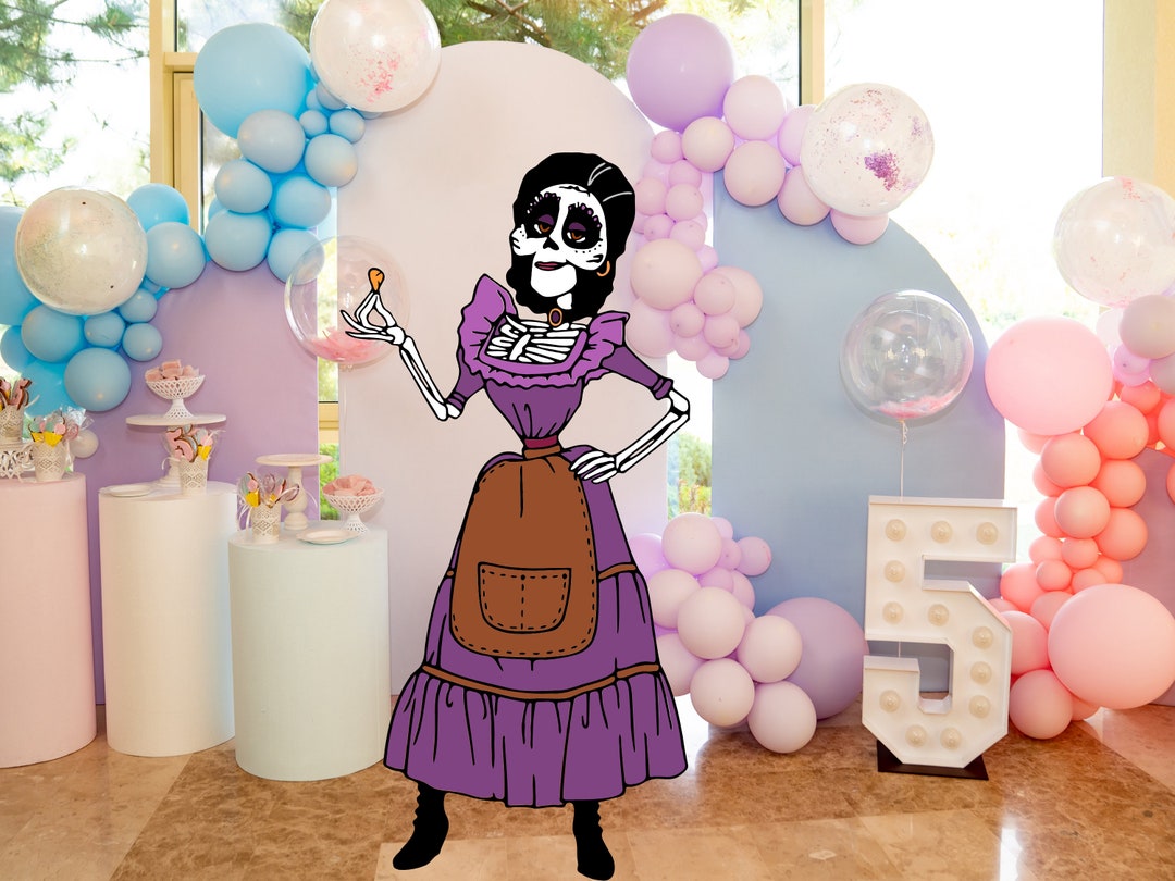 Coco Theme Cutout, Mamá Imelda Rivera Cutout Party Decoration Theme ...