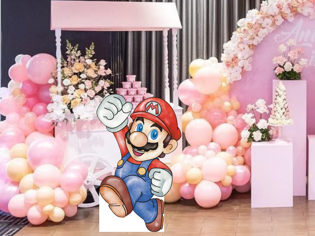 Mario Decor Backdrops, Mario Centerpiece Cutout Decor Printable, Mario ...