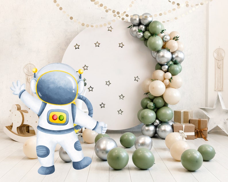 Astronaut Cutout Outer Space Cutout Decor Space Party - Etsy