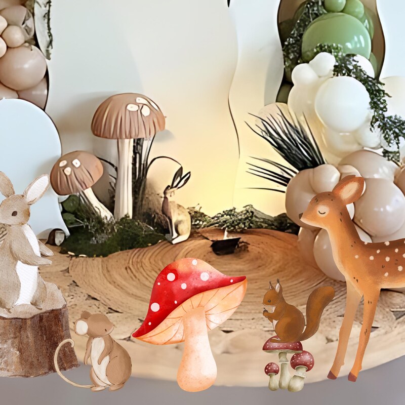Forest Animals Birthday Decoration - Etsy