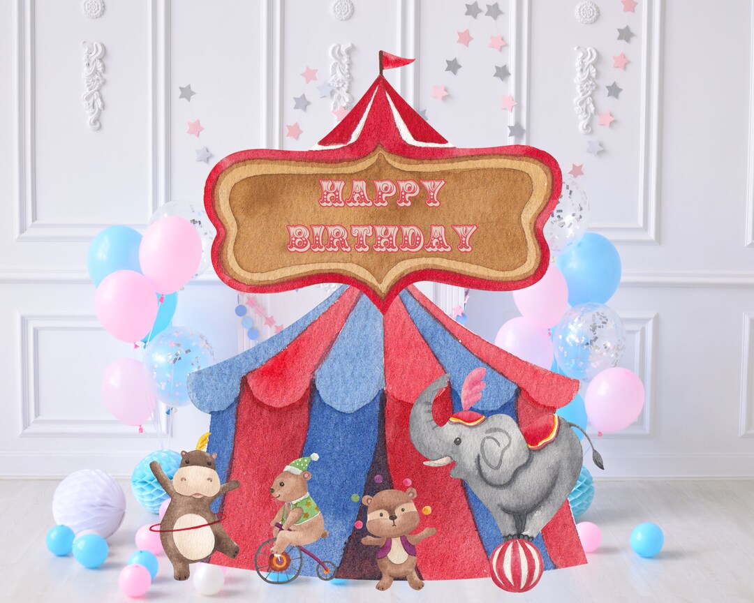 Circus Carnival Decorations Cutout, Circus Cutout Decor, Carnival Party ...