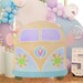 Groovy Hippie Van Big Decor Backdrops,groovy Centerpiece Cutout Decor ...