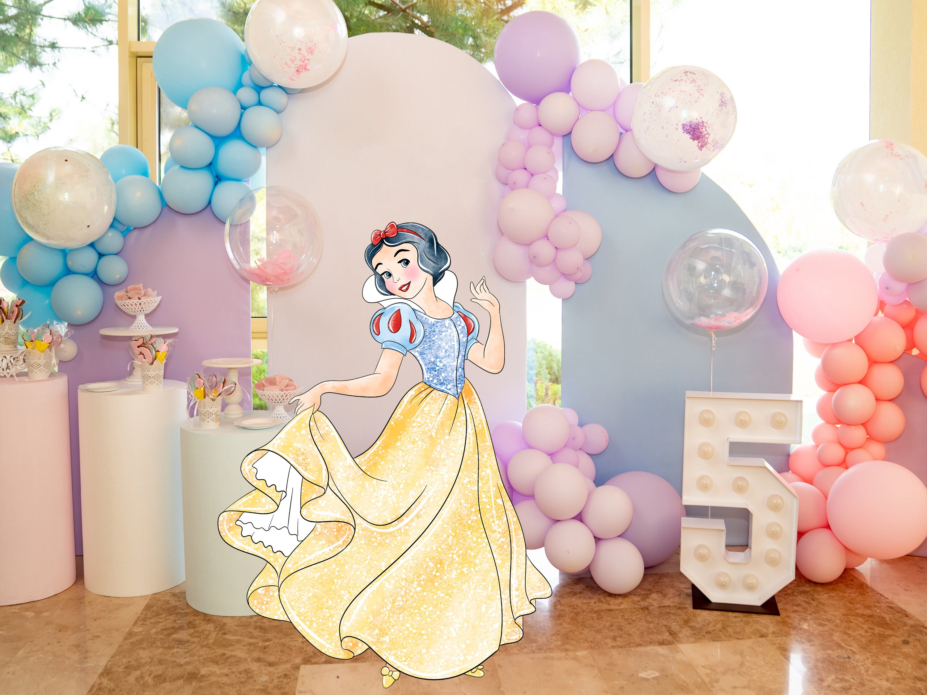 Snow white birthday theme store