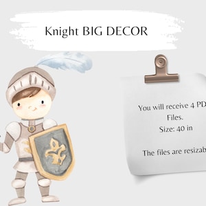 Knight Cutout, Cute Knight Cutout Decor, Knightv Party Decoration Theme ...