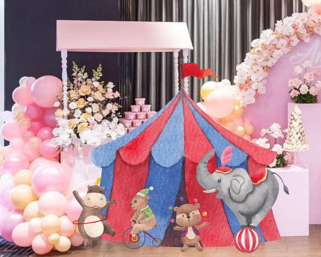 Circus Carnival Decorations Cutout, Circus Cutout Decor, Carnival Party ...