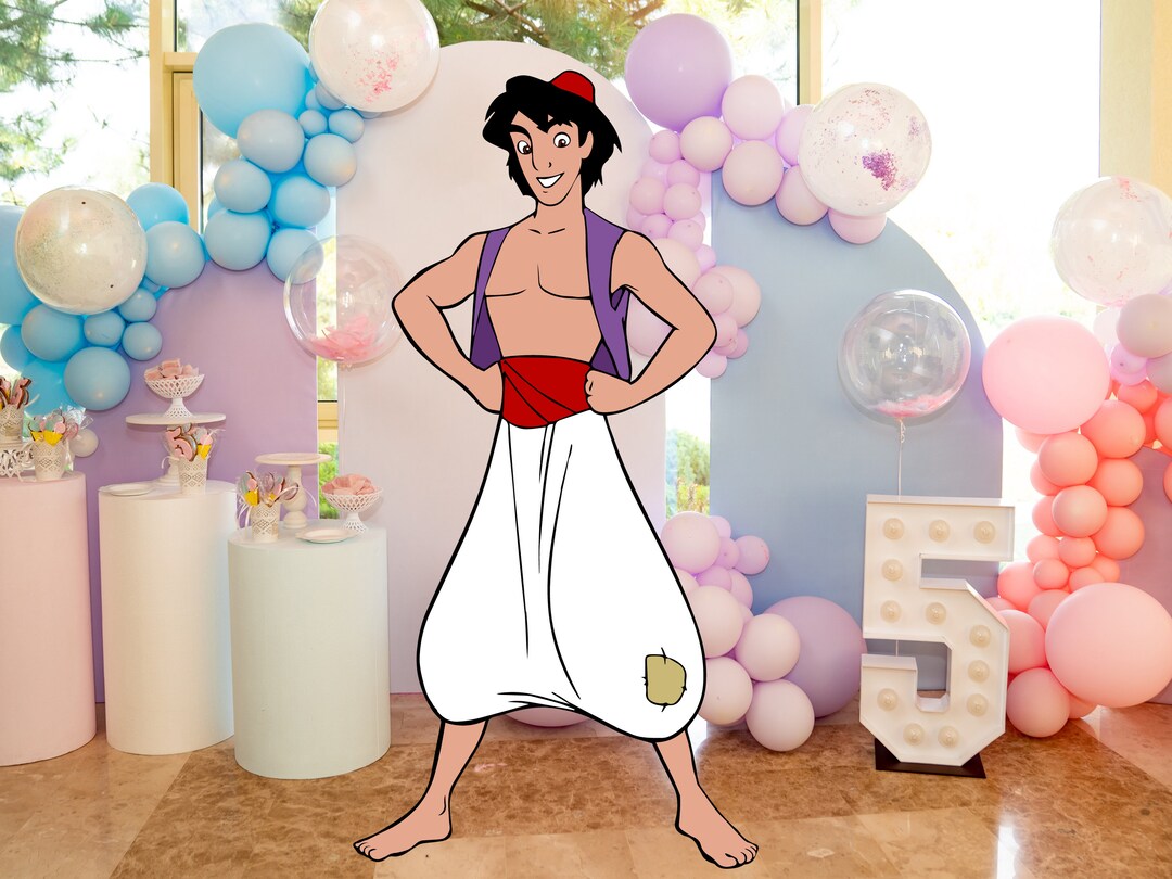 Aladdin Cutout, Aladdin Cutout Decor, Aladdin Party Decoration Theme ...
