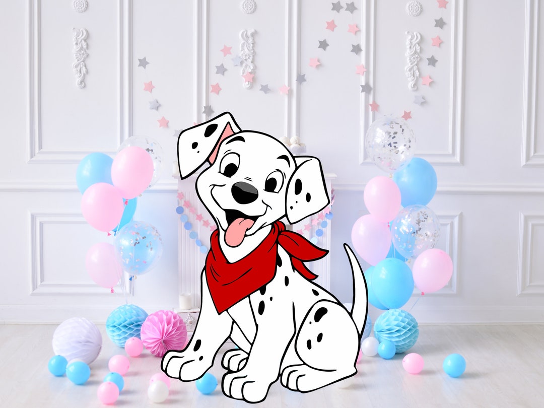 Cute Dog Dalmatian Cutout, Dalmatian Backdrop Decor, Party Decoration ...