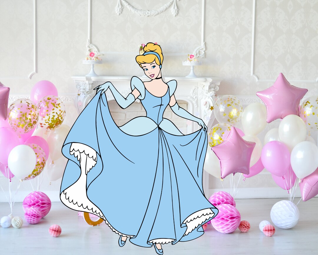 Cinderella Cutout, Cinderella Decor, Cinderella Party Decoration Theme ...