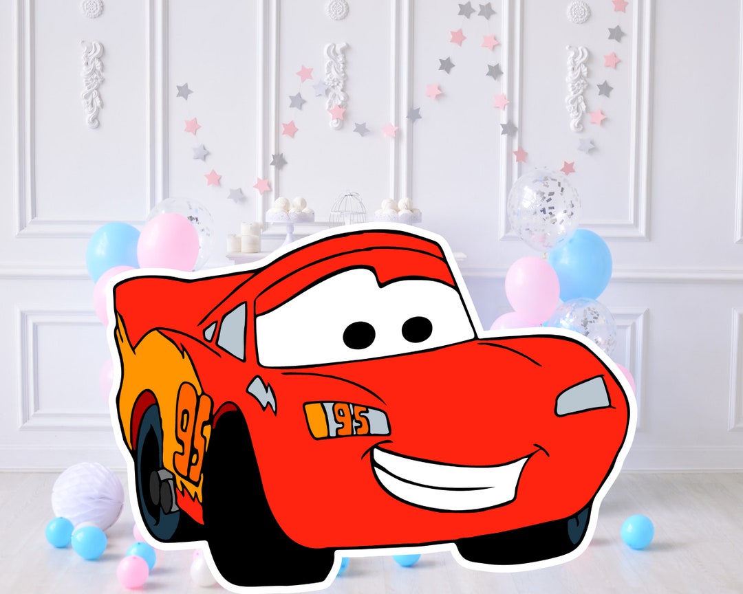 Cars Cutout, Cars Movie Big Decor, Cars Party Decoration Theme Baby ...