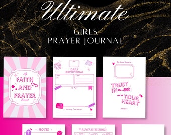 Printable Prayer Journal for Girls - Etsy