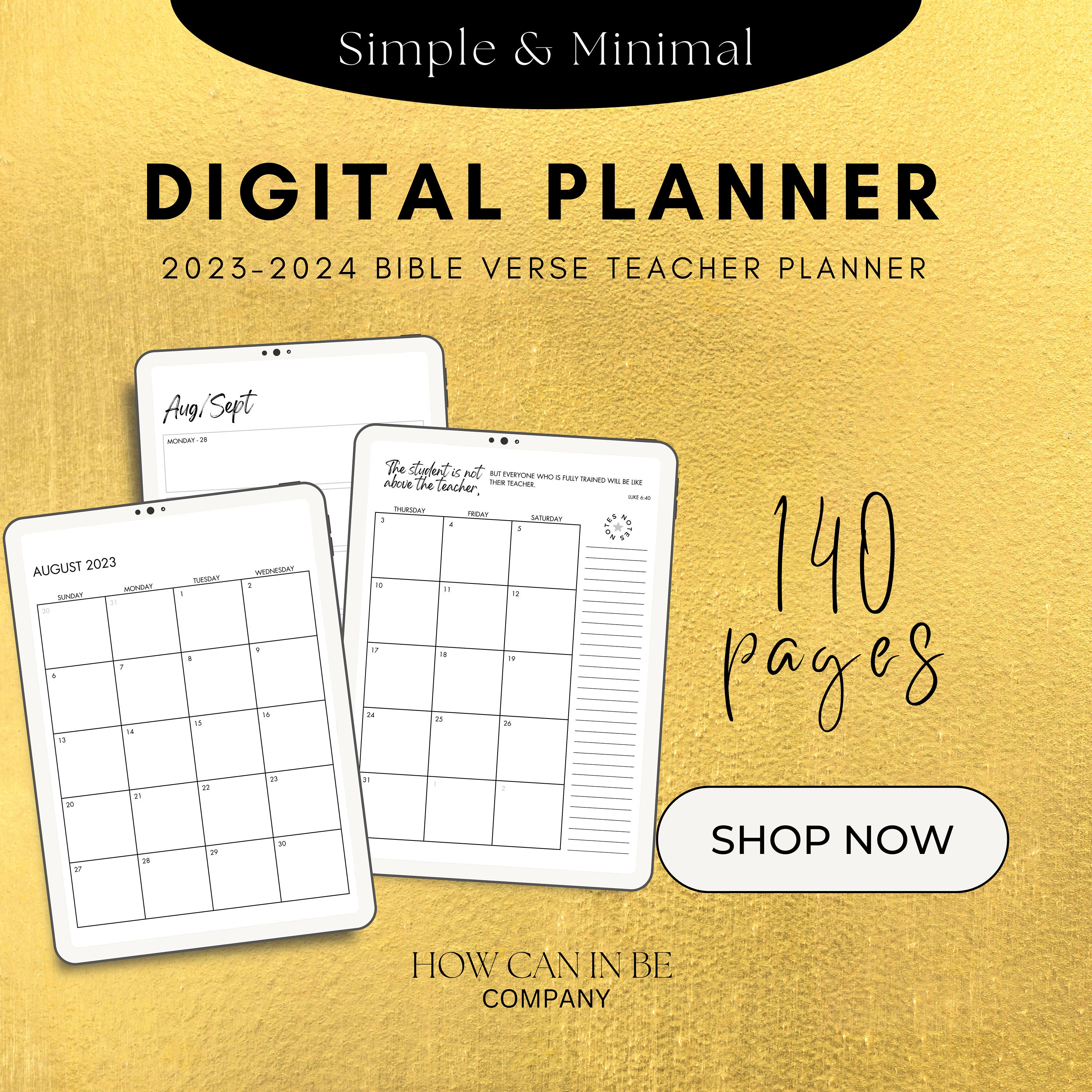 2023-2024 Bible Verse Teacher Planner School Planner Teacher - Etsy