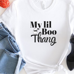 Boo Thang Shirt, My Lil Boo Thang, Ghost Shirt, Halloween T-shirt, Boo ...