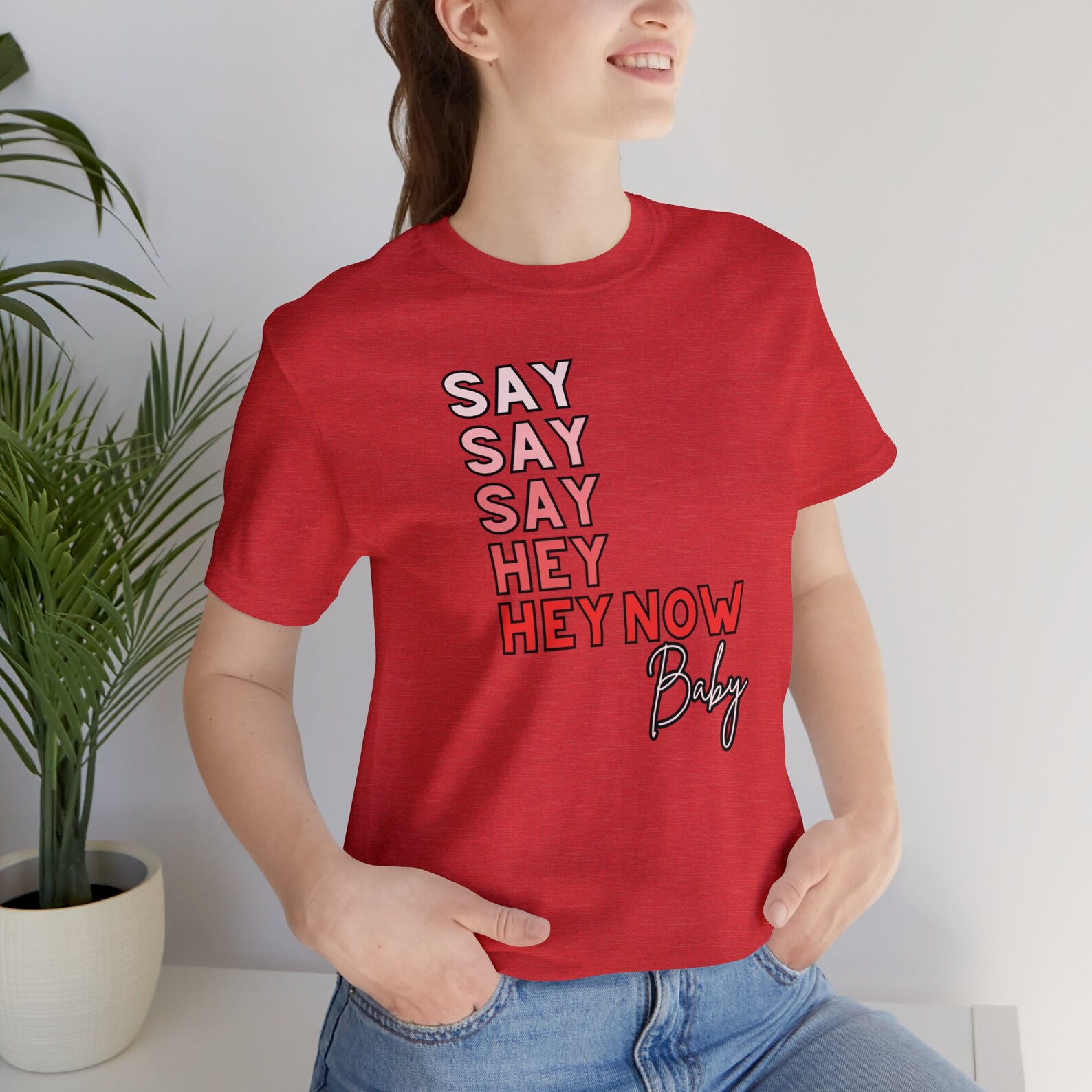 Maroon Love Anthem Tee, Romance Vibes Shirt, Maroon Concert Tee, Say ...