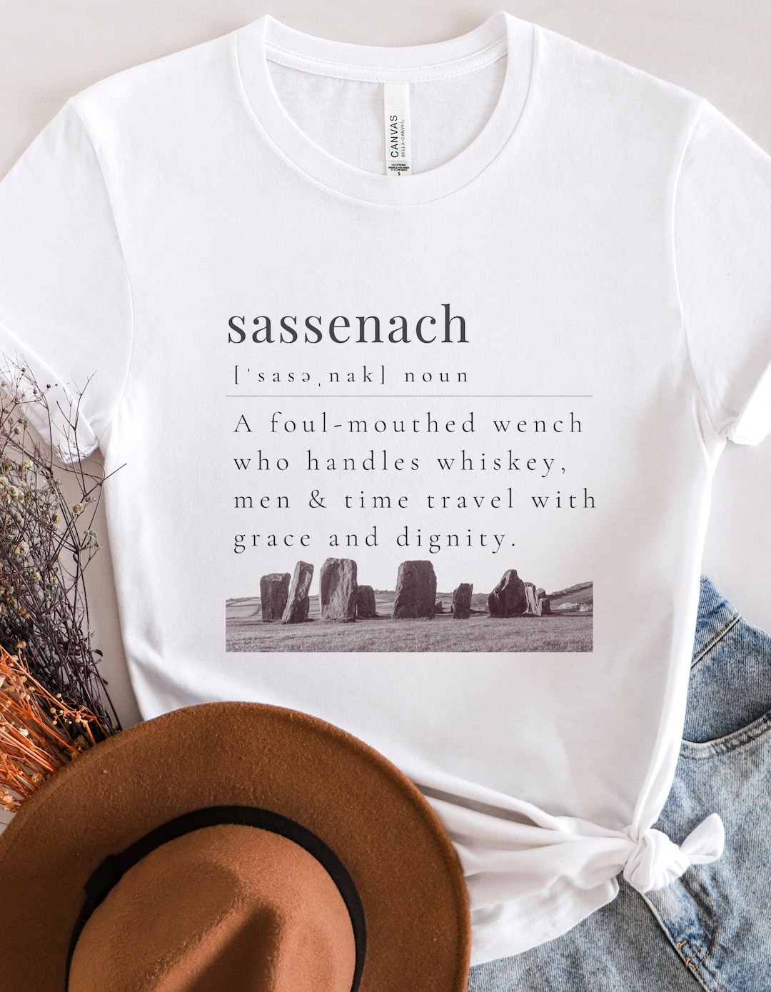 Sassenach Shirt, Outlander Tee, Sassenach T-shirt, Sassenach Tee ...