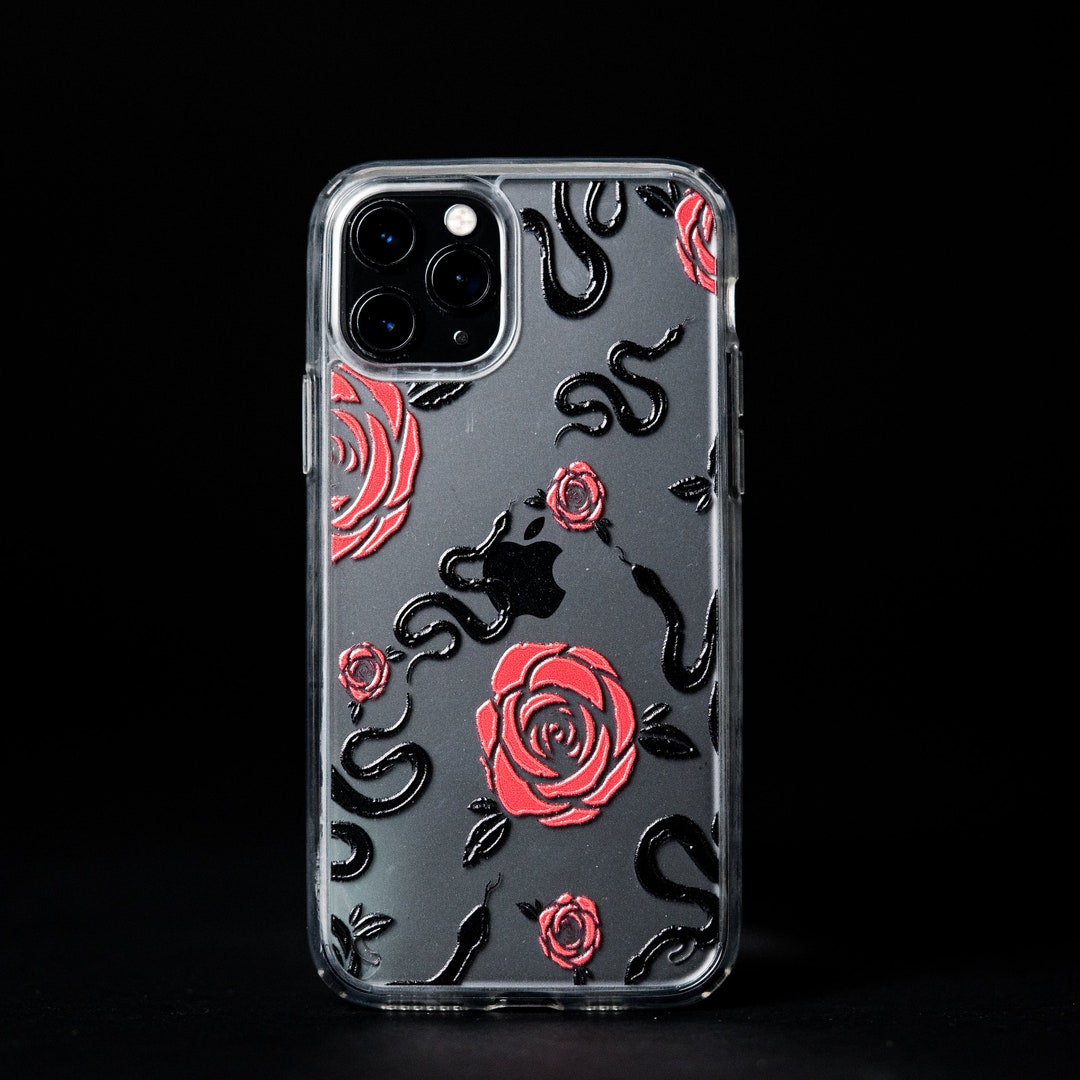 Snakes & Roses | iPhone 14 13 12 11 Pro Max Case iPhone 13 12 Mini Case ...