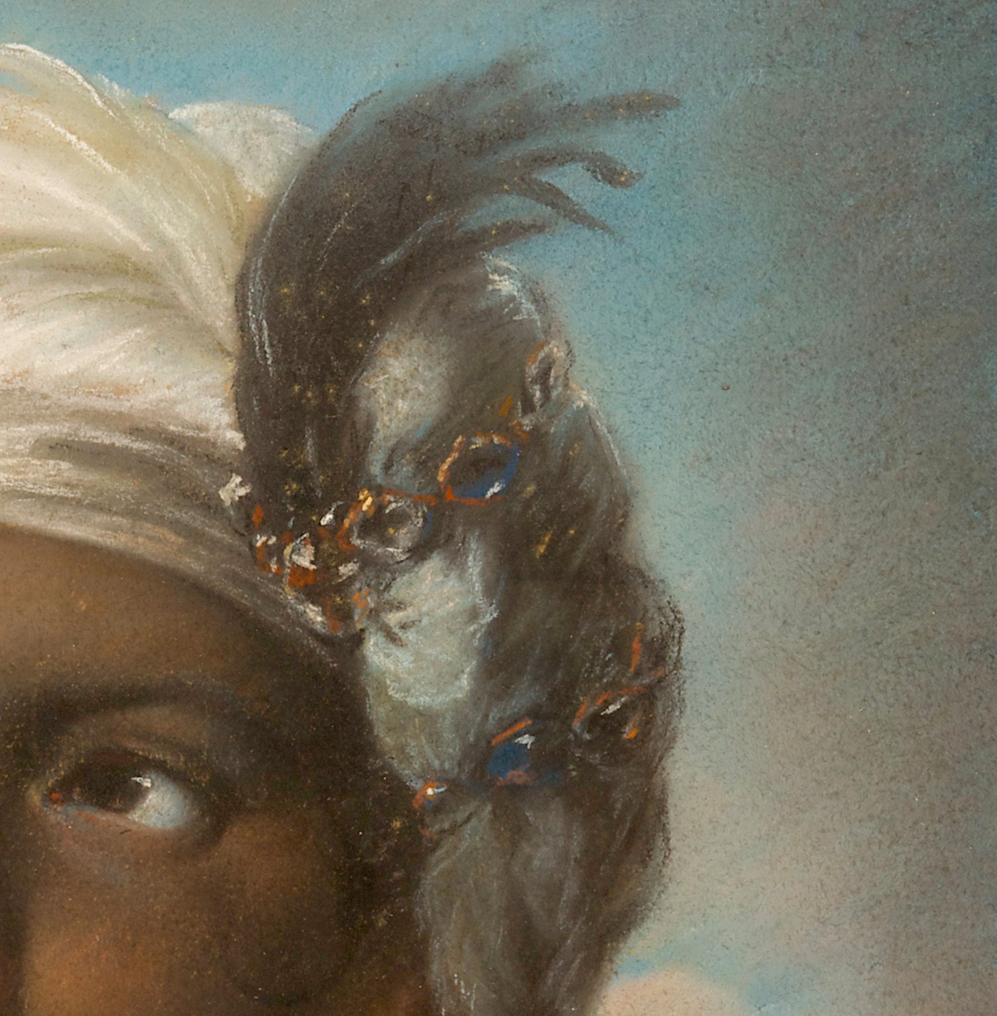 Renaissance Black Girl Wall Art, Antique Oil Painting, Black Art Print ...