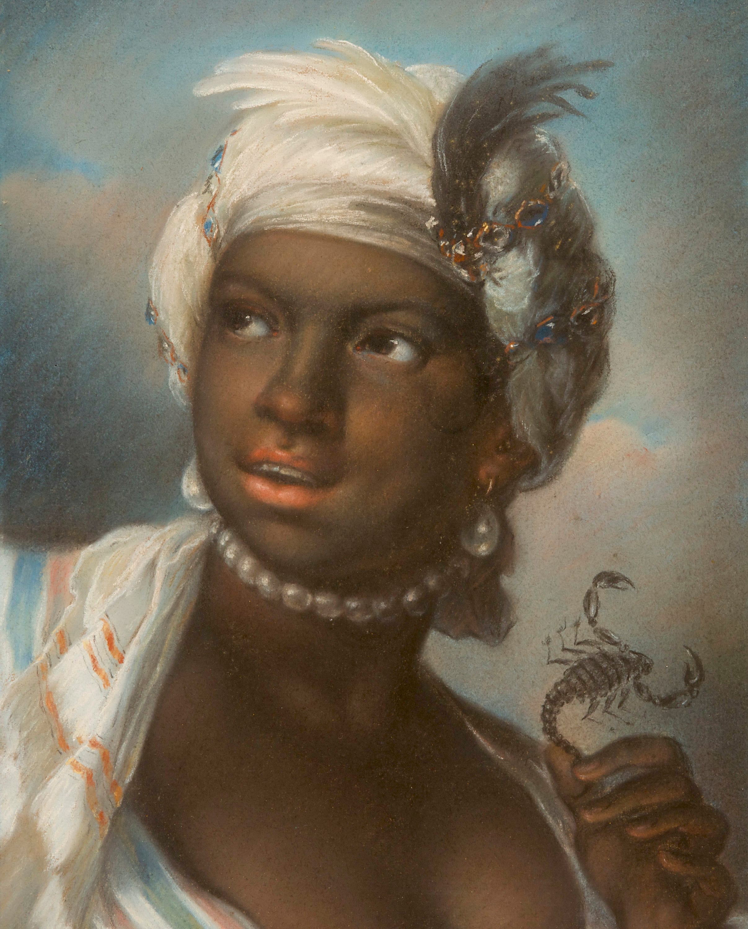 Renaissance Black Girl Wall Art, Antique Oil Painting, Black Art Print ...