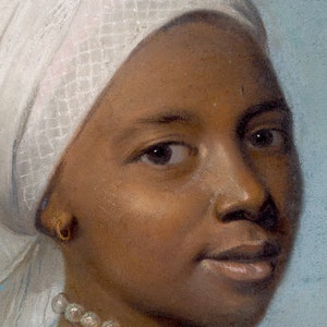 Renaissance Black Girl Wall Art, Antique Oil Painting, Black Art Print ...