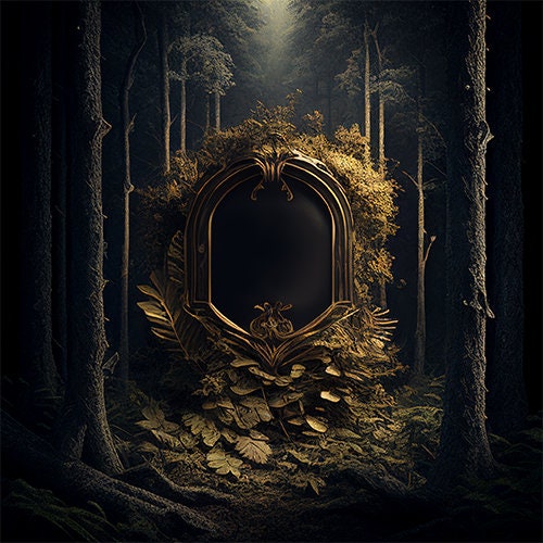 12 Dark Forest Signs, Free Commercial Use, Modern, Digital Art, Wall ...