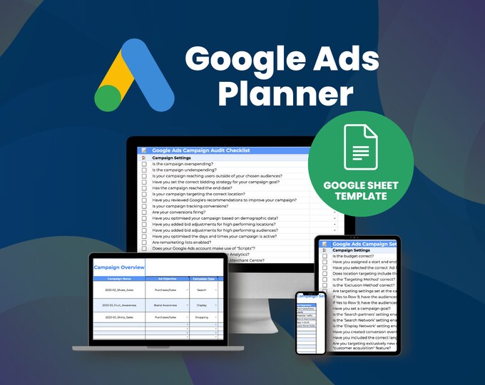 Google Ads Tool Kit notion Template - Etsy