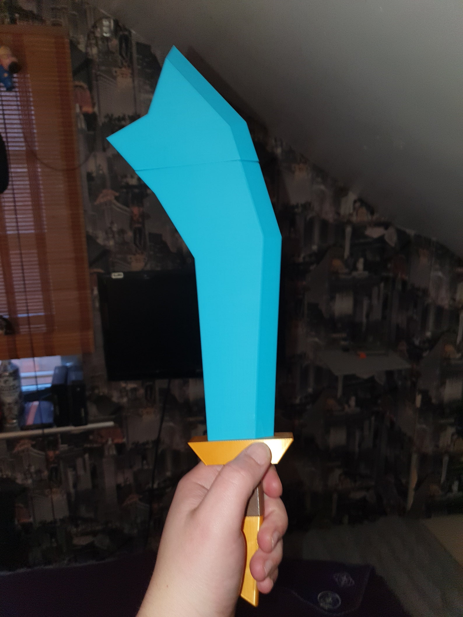 OSRS Inspired Rune Scimitar Full Size Prop With Your RS Name Extruded ...