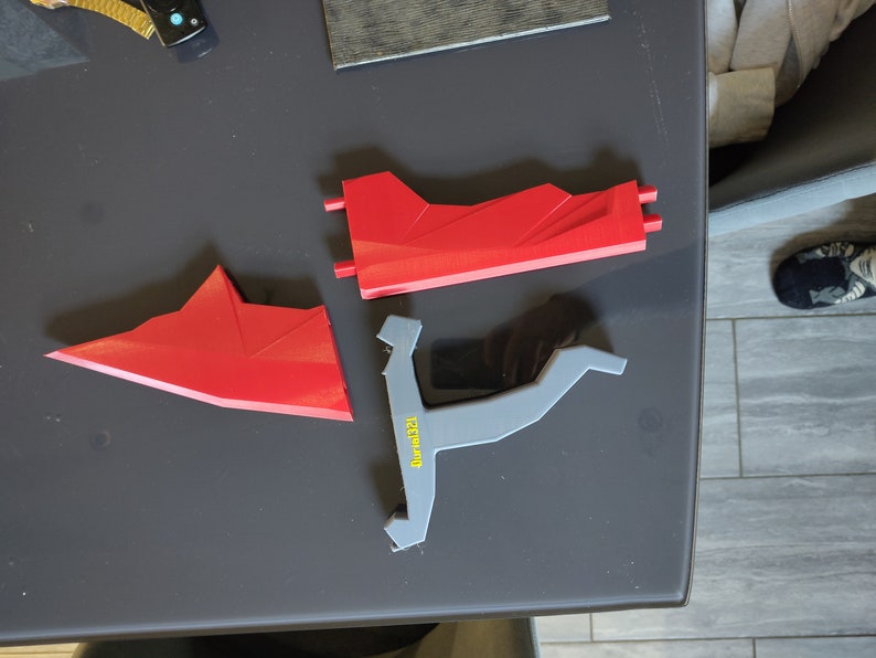 OSRS Inspired Dragon Scimitar With Personalised RS Name Extruded Into ...
